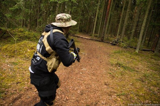 Airsoft in the woods